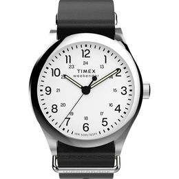 Timex Uhren - Quarz-Analoguhr Timex Weekender New England 3 Hand - Gr. unisize - in Schwarz - f&uuml;r Damen