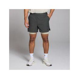 MP Herren TeMPo 2-in-1-Graphic Shorts &ndash; Verwaschenes Schwarz - S