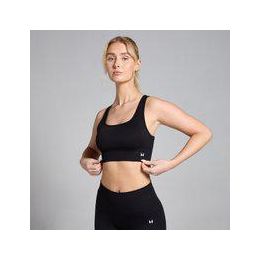 MP Damen Shape Nahtloser Sport-BH &mdash; Schwarz - M