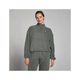 MP Damen Fleece mit 1/4-Rei&szlig;verschluss und Trichterkragen &ndash; Gunmetal - L