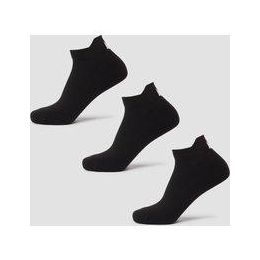 MP Unisex Turnschuh-Socken (3er-Pack) &ndash; Schwarz - UK 2-5