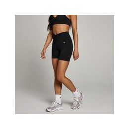 MP Damen TeMPo Shorts mit geraffter Vorderseite &ndash; Schwarz - XS