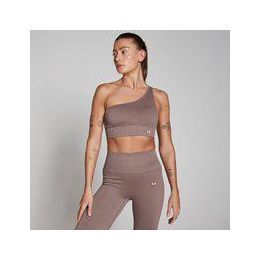 MP Damen TeMPo Rib Nahtloser Asymmetrischer BH &ndash; Haselnuss - XXL