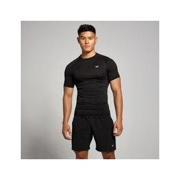 Myprotein MP Herren Tempo nahtloses T-Shirt mit Grafikelement &ndash; Schwarz - XL