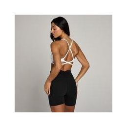 MP Damen TeMPo Sport-BH mit gekreuzten R&uuml;ckentr&auml;gern &ndash; Wei&szlig; - L