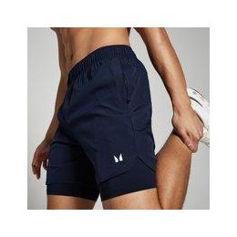 MP Herren 2-in-1-Trainingsshorts &mdash; Navy - S