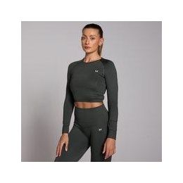 MP Damen Shape Nahtloses Langarm-Crop-Top - XL