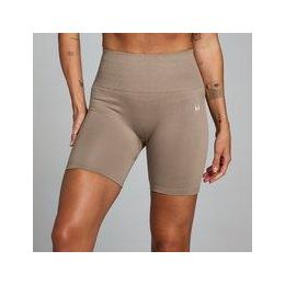 MP Damen Shape Nahtlose Radlerhose &ndash; Helles Graubraun - XS