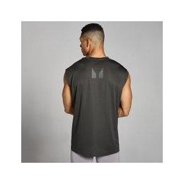 MP Herren TeMPo Oversize-Netz-Trainings-Tanktop &ndash; Nachtgrau - S
