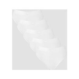 Myprotein MP Damen Tanga mit mittelhohem Bund (5er-Packung) &ndash; Wei&szlig; - XS