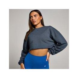 MP Damen TeMPo L&auml;ssiges Lang&auml;rmeliges Crop-Top &ndash; Mitternacht - M
