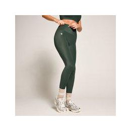Myprotein MP X Tatiana hochgl&auml;nzende Leggings mit hoher Taille &ndash; Dunkelgr&uuml;n - M
