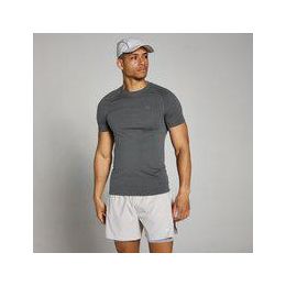 MP Herren Velocity Muscle Fit Nahtloses T-Shirt &ndash; Dunkelgrau - L