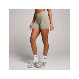 Myprotein MP Damen Nahtlose Unsichtbar-Scrunch-Shorts &ndash; Dunkles Salbeigr&uuml;n - XL