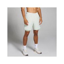 MP Herren Training 2-in-1-Shorts &ndash; Misty Green - XS