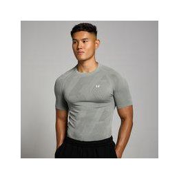 Myprotein MP Herren Tempo nahtloses T-Shirt mit Grafikelement &ndash; Storm - XL