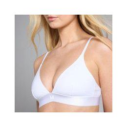 MP Bralette mit V-Ausschnitt &ndash; Wei&szlig; - M