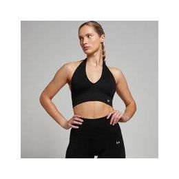 MP Damen TeMPo Nahtloser Neckholder-BH &ndash; Schwarz - XL