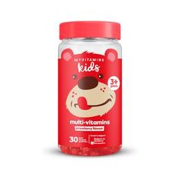 Myvitamins Kids Multivitamin-Fruchtgummis - 30Gummib&auml;rchen - Erdbeere