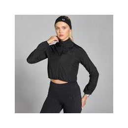 MP Damen Velocity Slim Fit Crop-Windbreaker f&uuml;r Damen &ndash; Schwarz - L