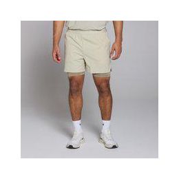 MP Herren TeMPo 2-in-1-Graphic Shorts &ndash; Salzgrau - XS