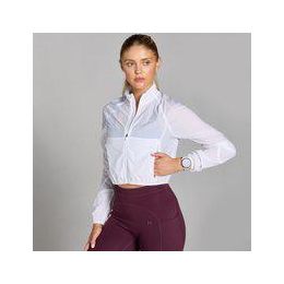 MP Damen Velocity Slim Fit Crop-Windbreaker f&uuml;r Damen &ndash; Wei&szlig; - XXL