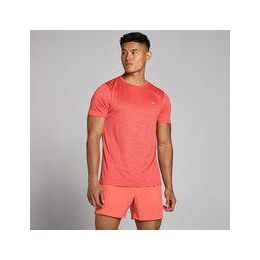 MP Herren TeMPo Meliertes T-Shirt &ndash; Korallenrot - L
