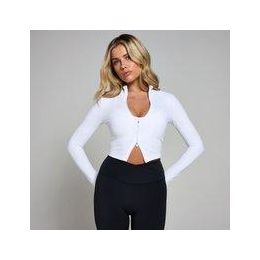 MP Damen TeMPo Crop-Jacke &ndash; Wei&szlig; - XS