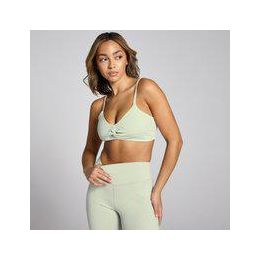 MP Damen Lifestyle Twist Front Sport-BH &ndash; Mineralgr&uuml;n - M