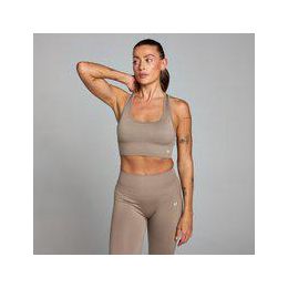 MP Damen Shape Nahtloser Sport-BH &ndash; Helles Graubraun - XS