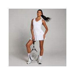 MP Damen TeMPo Plissee-Tenniskleid &ndash; Wei&szlig; - XS