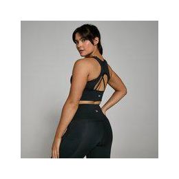 MP Damen Power Longline Sport-BH &ndash; Schwarz - XXS