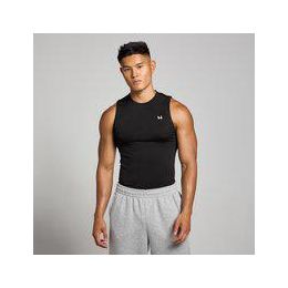 Myprotein MP Herren Tempo nahtloses Tanktop mit Grafikelement &ndash; Schwarz - XS