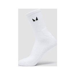 Myprotein MP Unisex Crew Socks (1 Pack) - White - UK 9-11