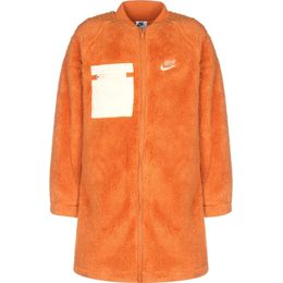 Nike Sportswear Fleecejacke Jungen Größe 128/138 creme / orange