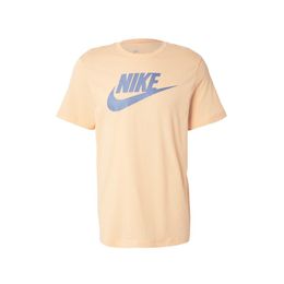 Nike Sportswear T-Shirt 'ICON FUTURA' Herren Größe L blue denim / pfirsich