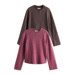 next Pullover Damen Gr&ouml;&szlig;e S braun / pitaya