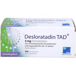 Desloratadin Tad 5 mg Filmtabletten 100 St