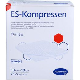 ACA M&uuml;ller ES-KOMPRESSEN steril 10x10 cm 12fach 20X5 St