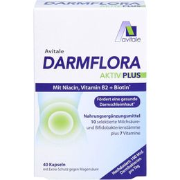 Avitale Darmflora Aktiv Plus 100 Mrd.Bakterien+7 Vitamine 40 St