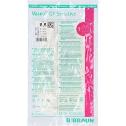 B.Braun Vasco Op Sensitive Handsch.steril puderfrei Gr.8,5 2 St