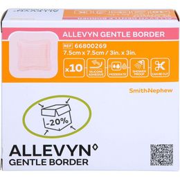 kohlpharma Allevyn Gentle Border 7,5x7,5 cm Schaumverb. 10 St