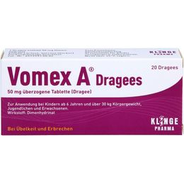 Vomex A Dragees 20 St