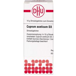 DHU-Arzneimittel Cuprum Aceticum D 3 Globuli 10 g
