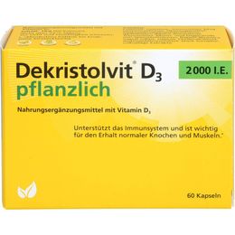 Dekristolvit D3 2000 I.E. pflanzlich Kapseln 60 St