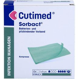 BSN Cutimed Sorbact Kompressen 7x9 cm 6 St