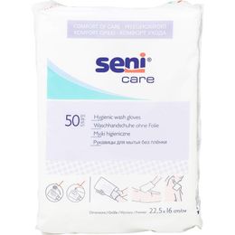 Seni Waschhandschuhe unfoliert 50 St