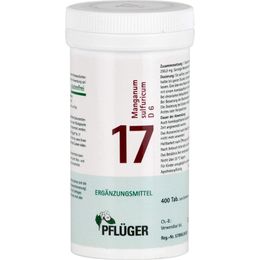 Pfl&uuml;ger&reg; Biochemie Pfl&uuml;ger 17 Manganum sulfuricum D 6 Tabl. 400 St
