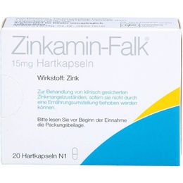 Zinkamin Falk 15 mg Hartkapseln 20 St