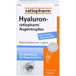 HYALURON-ratiopharm Augentropfen 2X10 ml